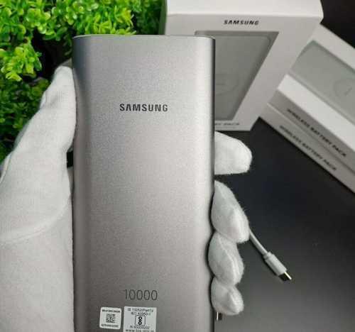 Повербанк samsung с беспроводной зарядкой 10000mAh