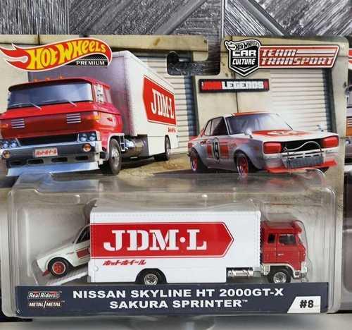 Hot wheels premium Team Transport Nissan Skyline 2