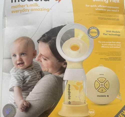 Молокоотсос электрический medela swing flex