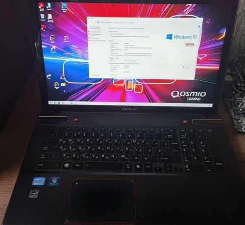 Игровой ноутбук Toshiba Qosmio X875-BQS
