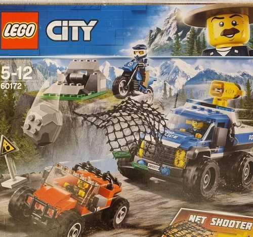 Конструктор Лего Lego City 60172. Погоня по дороге
