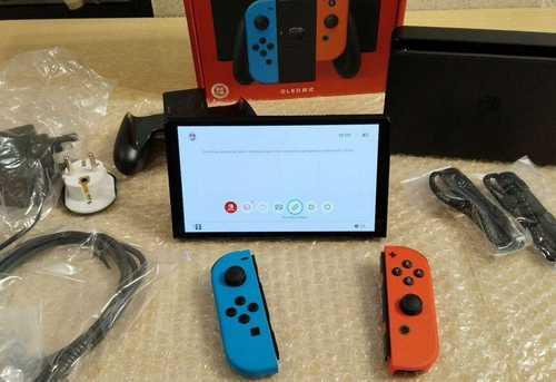 Новая Nintendo Switch oled 64 Гб red/blue