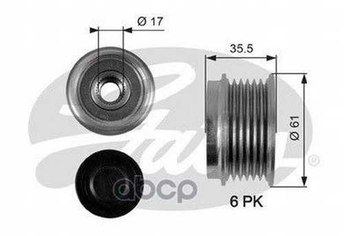Механизм свободного хода генератора OAP7100 Gates