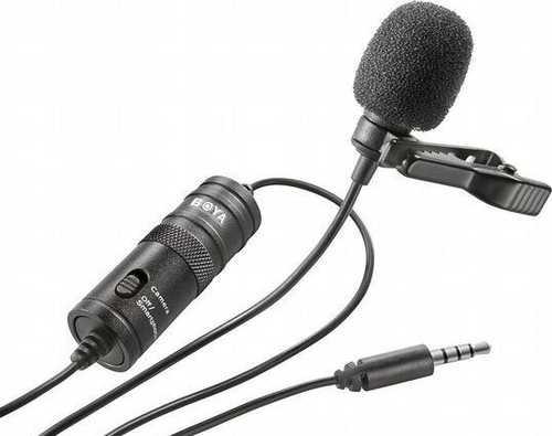 Микрофон Boya BY-M1 петличный, 6м кабель, 3,5мм
