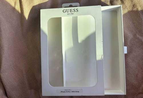 Коробка от оригинального чехла Guess iPhone