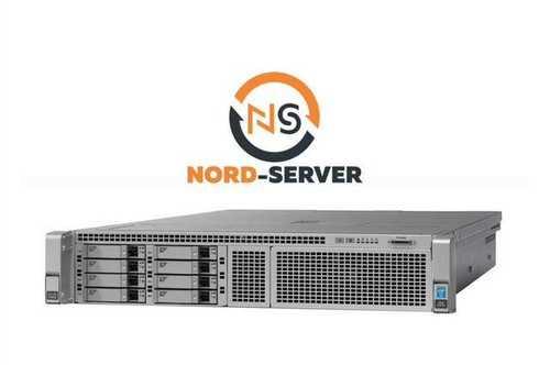 Сервер cisco UCS C240 M4 8xSFF 2x E5-2680v4 64 GB