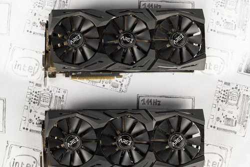 Видеокарта asus AMD Radeon RX 580 arez strix