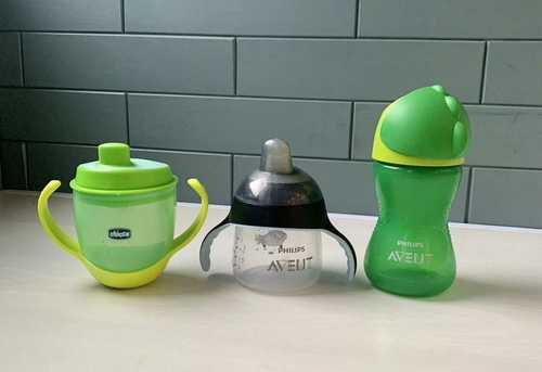 Поильники детские Chicco, Philips Avent