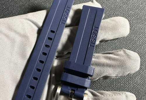 Ремешок для Tissot с пряжкой 20 19 мм синий