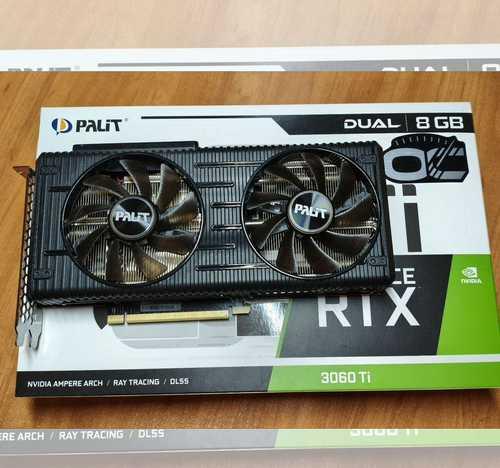 Видеокарта palit 3060ti dual 8gb