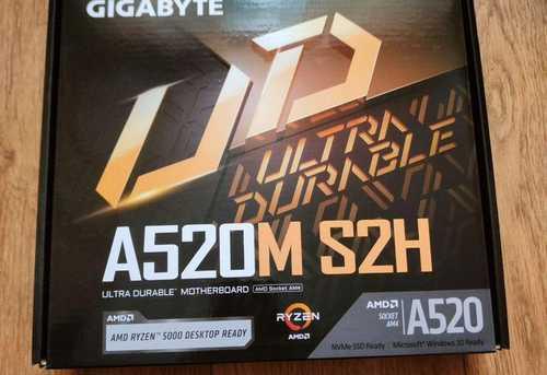 Новая материнская плата Gigabyte A520M S2H