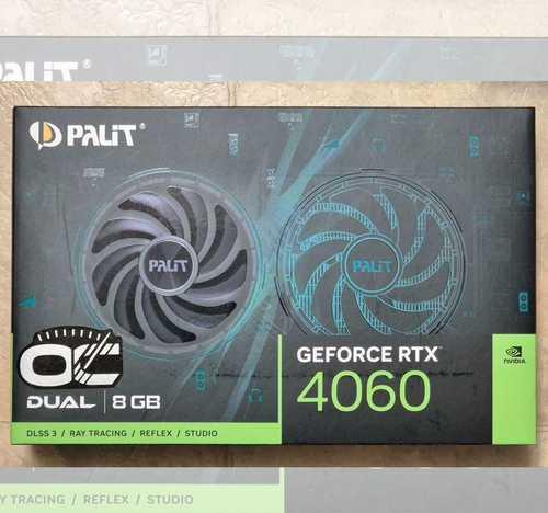 Palit RTX 4060 Dual OC 8Gb (Новая, на гарантии)