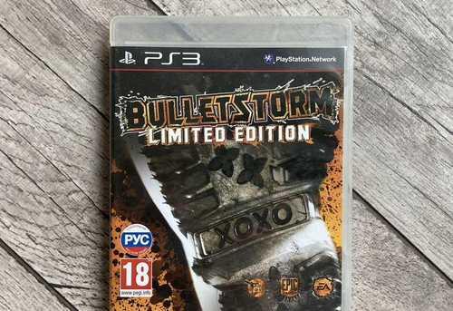 Bulletstorm Limited Edition ps3 игры диск лицензия