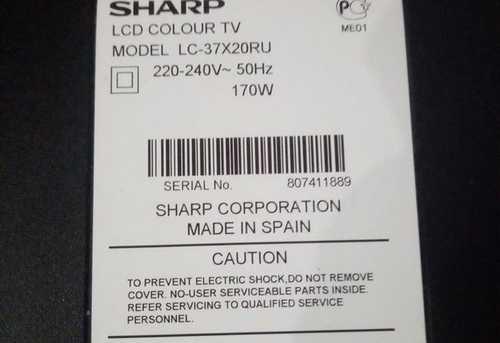 Телевизор Sharp LC-37x20ru
