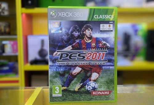 Pro Evolution Soccer 2011 (Xbox 360, англ, бу)
