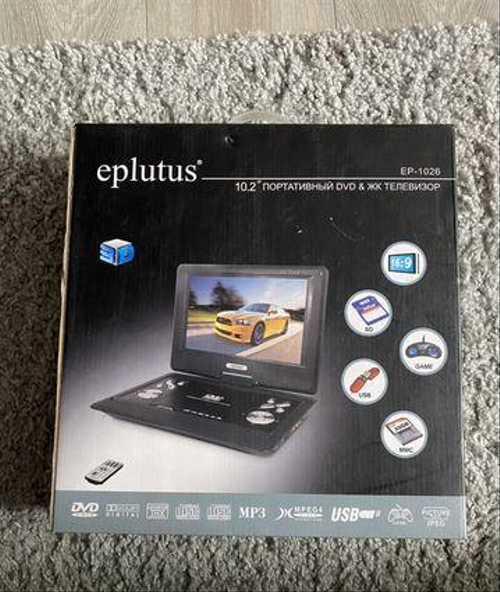 Портативный dvd eplutus ep-1026