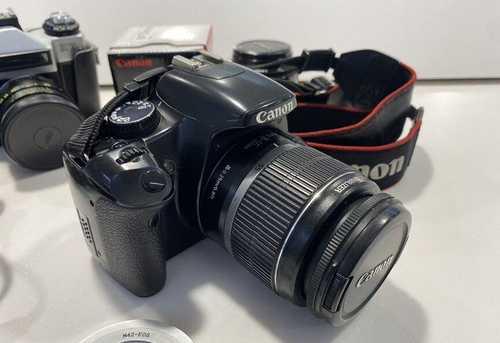 Зеркальный фотоаппарат Canon 450d, комплект