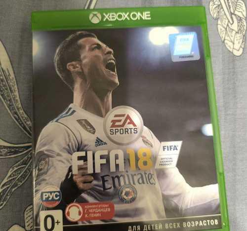 Fifa 18 игра диск на Xbox one