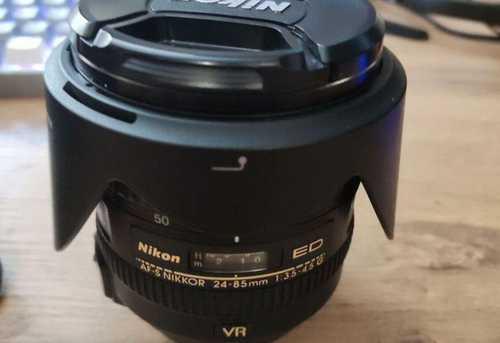 Объектив Nikon AF-S 24-85mm f/3,5-4,5G ED VR