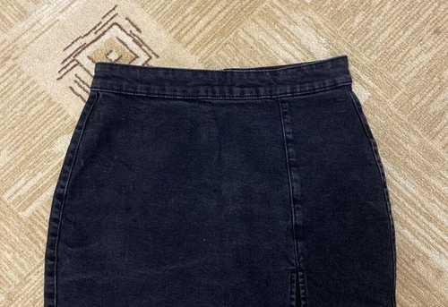 Юбка джинсовая bershka 36 размер