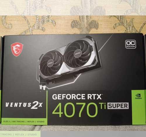 Видеокарта msi rtx 4070ti super