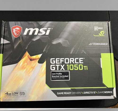 Видеокарта MSI GeForce GTX 1050 Ti LP