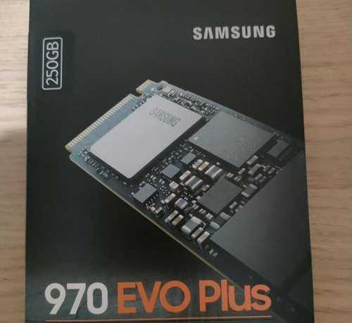 SSD накопитель Samsung 970 EVO Plus 250гб M.2 2280