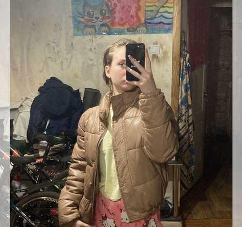 Куртка кожаная женская 42 44