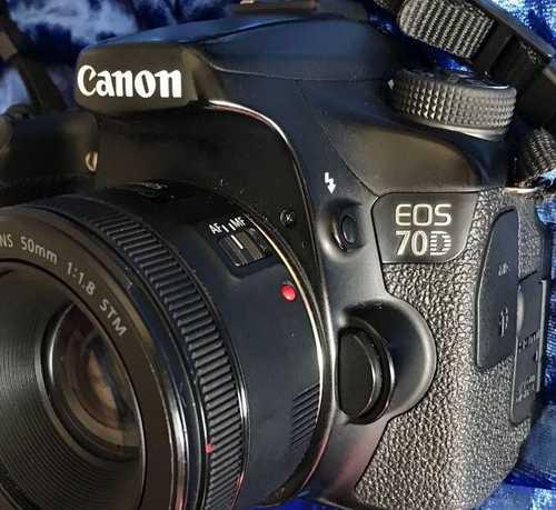 Фотоаппарат зеркальный Canon 70 d eos body