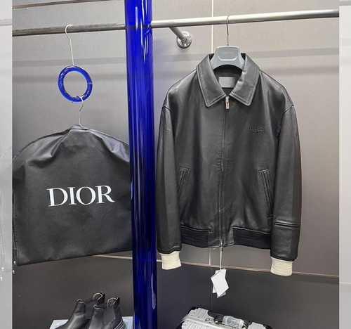 Кожаная мужская куртка Christian Dior