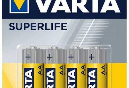 Батарейка varta R6 AA SuperLife 4 шт. на блистере