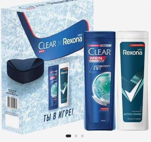 Подарочный набор Rexona Men шампунь   гель д. душа