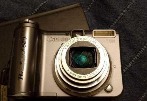 Компактный фотоаппарат canon a620