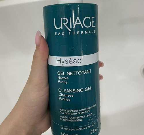 Гель для умывание uriage hyseac