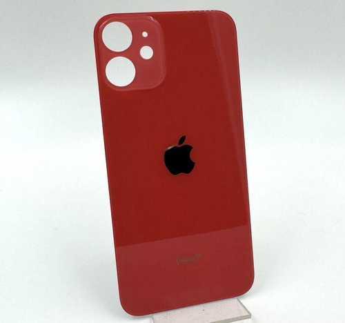 Заднее стекло корпуса iPhone 12mini Red (увеличенн