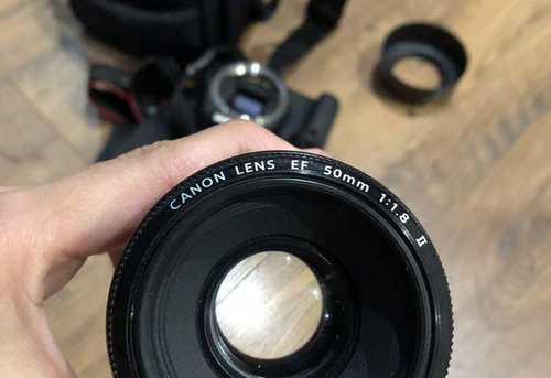 Объектив canon ef 50mm f1.8 stm