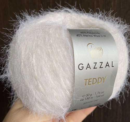 Пряжа Gazzal teddy. газзал тедди