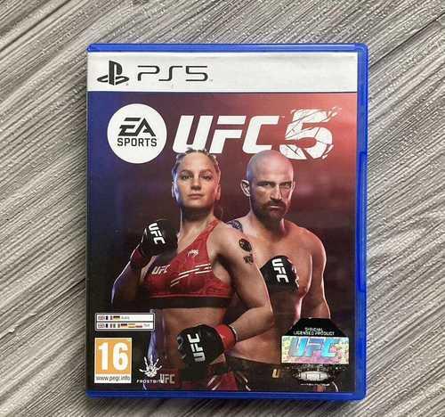 UFC 5 Ps 5 диск лицензия