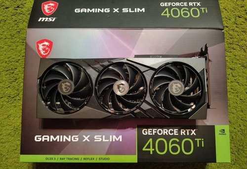 Видеокарта MSI GeForce RTX4060TI gaming X slim 16G