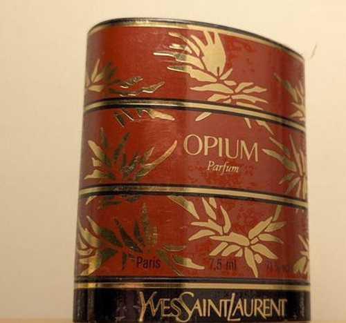 Yves Saint Laurent Opium 7,5 мл винтаж 78 г. слюда