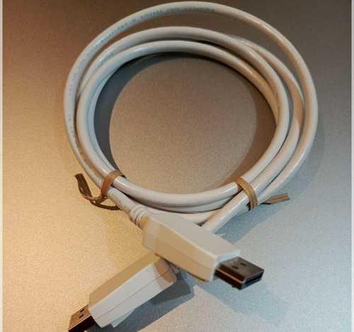 DisplayPort Кабель DP - DP белый 1.5м