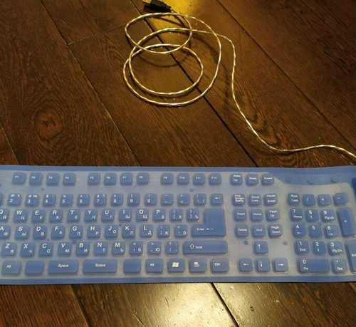 Клавиатура резиновая антивандальная для компьютера