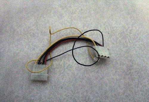 Разветвитель питания с Molex - Micro fan 3pin