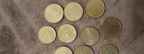 Монеты 50 Euro Cent