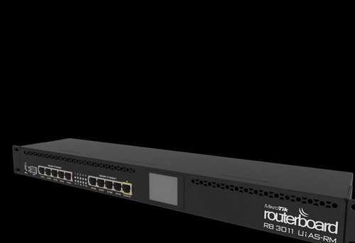 Роутер mikrotik RB3011uias-RM 10 Порто 1 гб