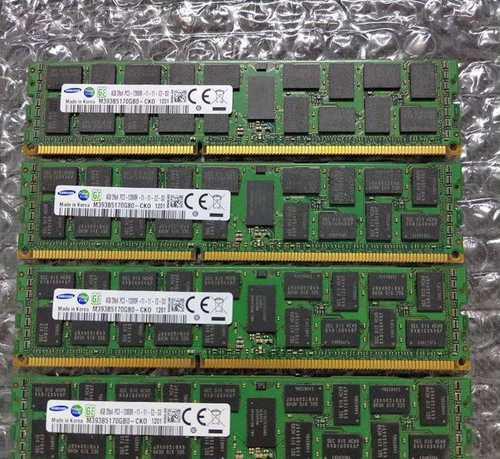 Оперативная память DDR3 ECC REG 16GB (4x4GB)