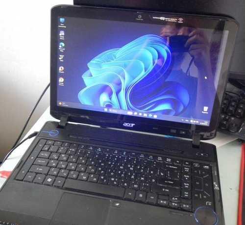 Ноутбук с подсветкой клавиш Acer Aspire 5942g