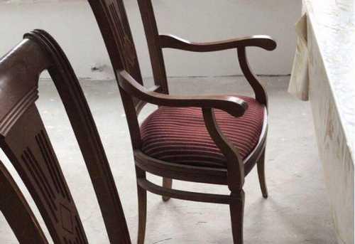 Комплек мебели, стулья и два кресла