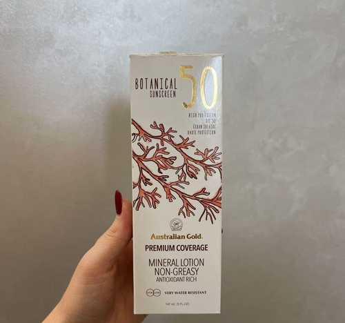 Australian gold botanical sunscreen spf 50 лосьон
