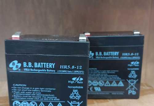 Аккумулятор bb battery HR 5.8-12